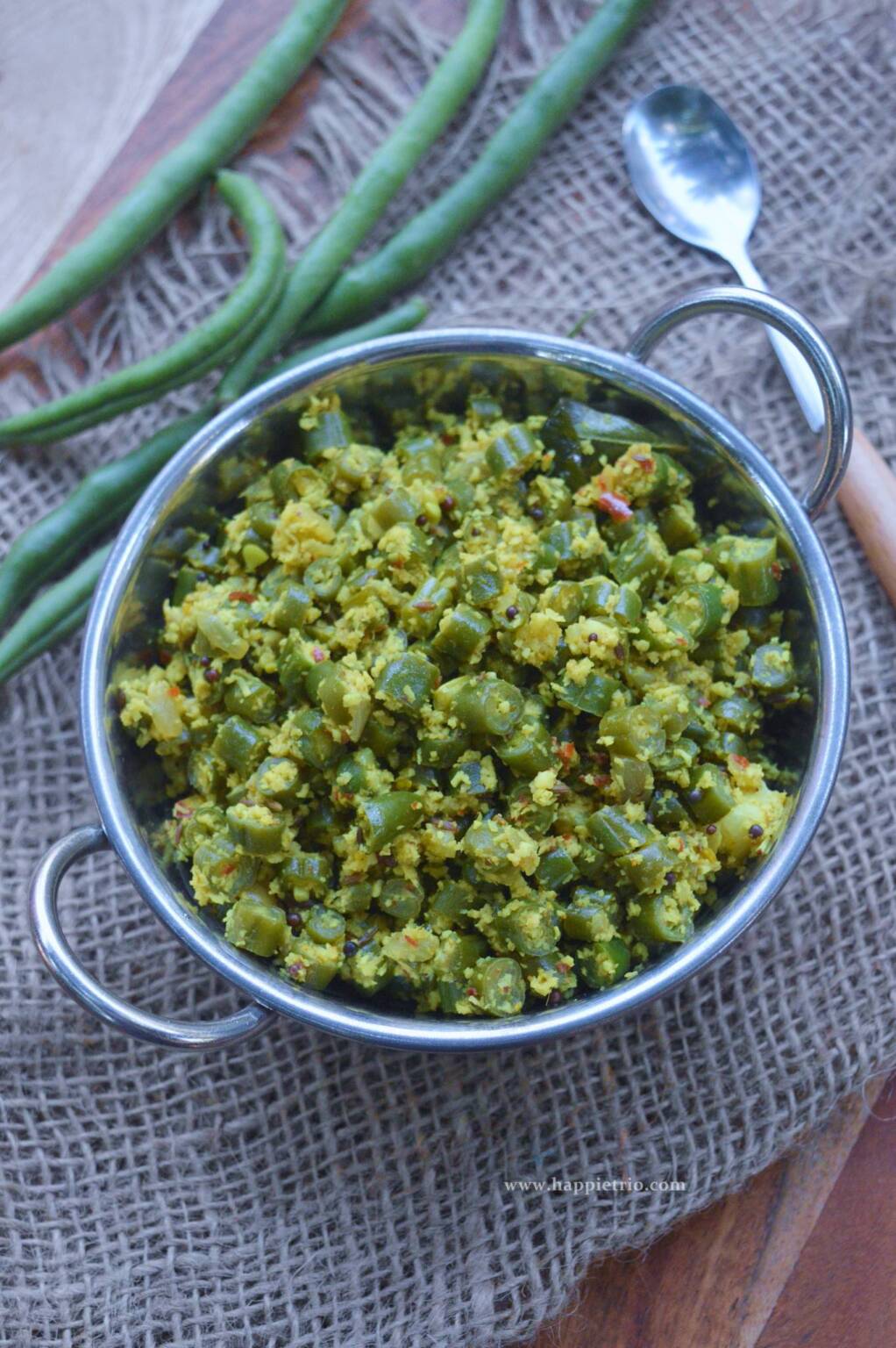 Beans stir fry | Beans Poriyal - Cook with Sharmila