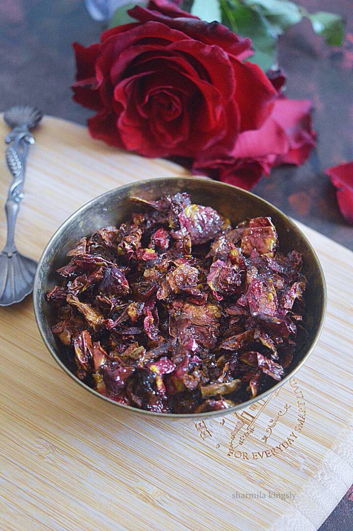 Gulkand Recipe | Rose Petals Jam - Cook with Sharmila