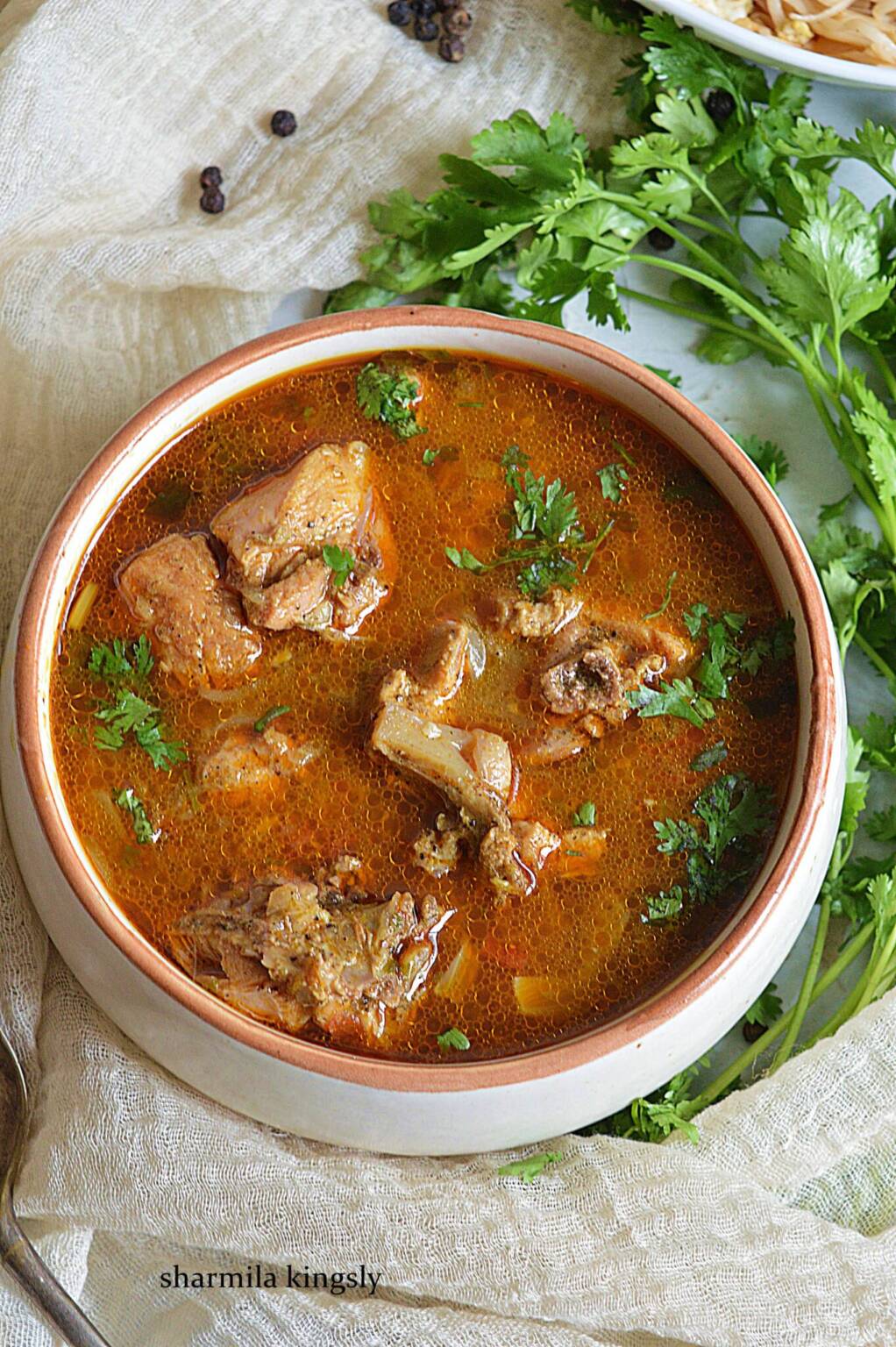 Pepper Chicken Curry - Cook with Sharmila