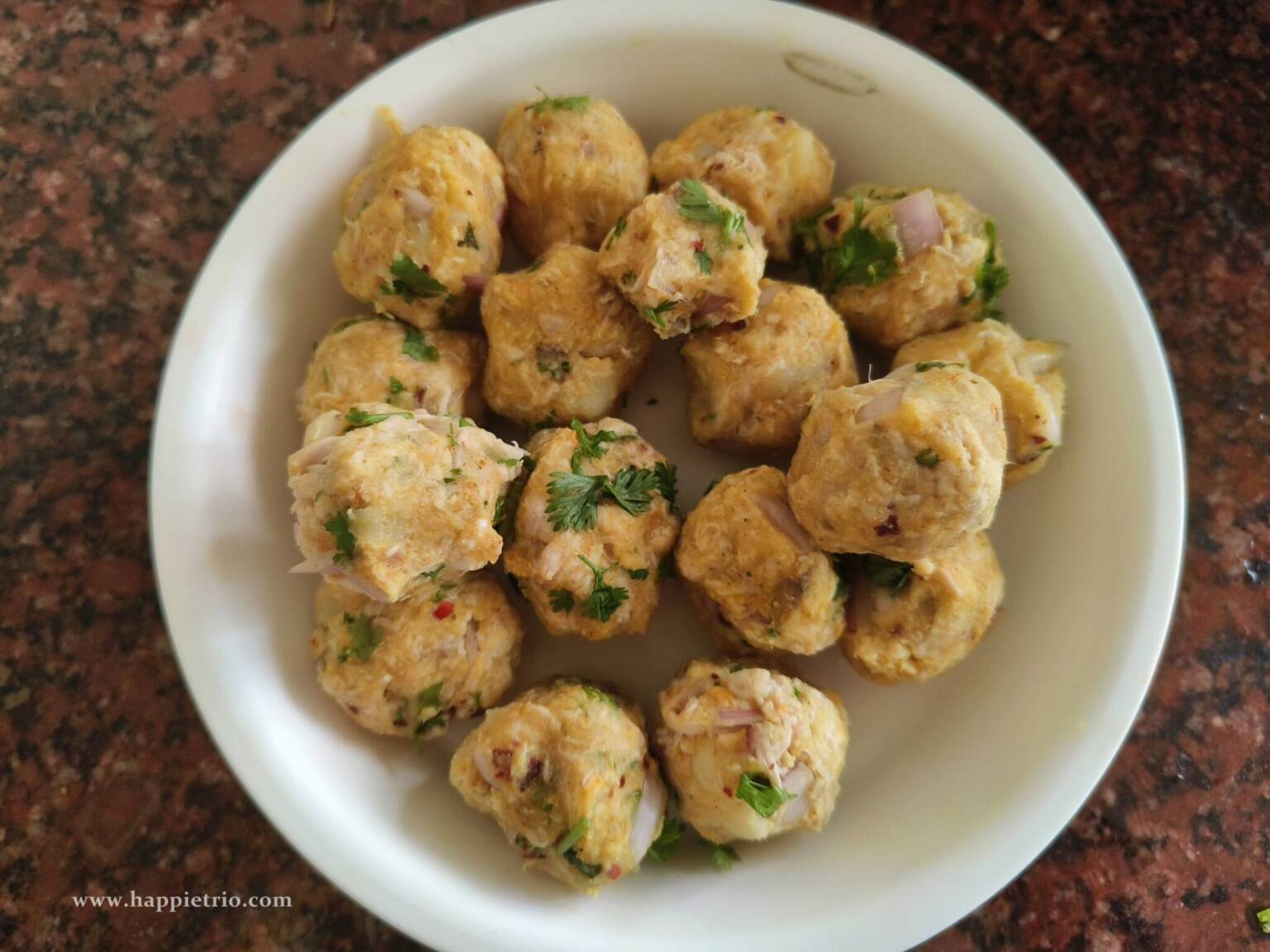 Crispy Chicken Poppers with Potato - Cook with Sharmila