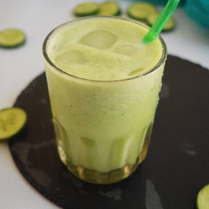 Cucumber MilkShake - Cook with Sharmila