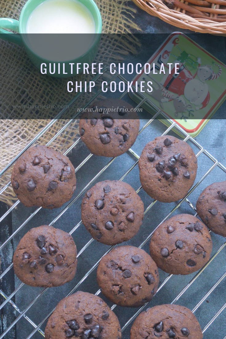 Guiltfree Chocolate Chip Cookie|Chocolate Cookies - Cook with Sharmila