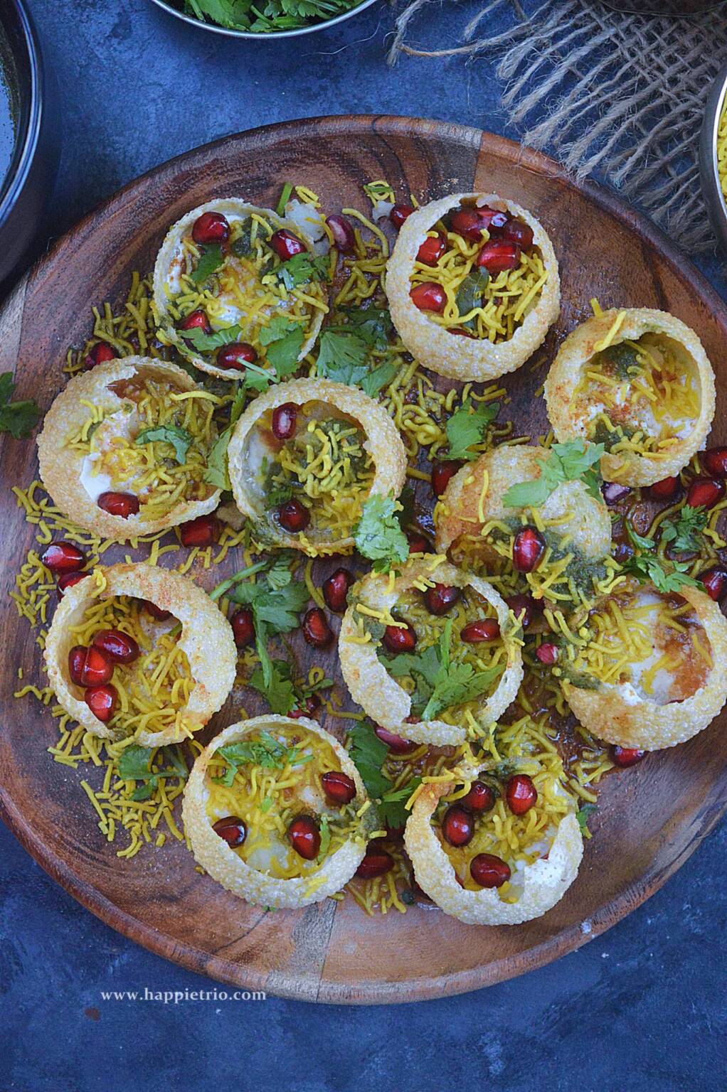Dahi Puri | Dahi Puri Chaat - Cook with Sharmila