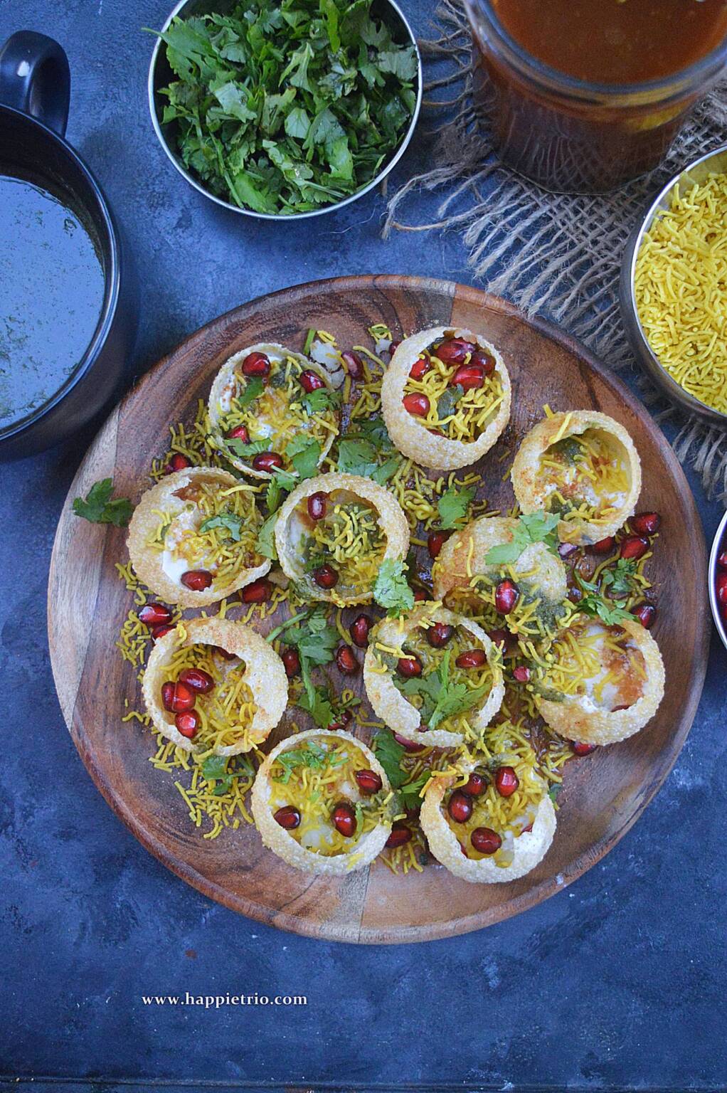 Dahi Puri | Dahi Puri Chaat - Cook with Sharmila