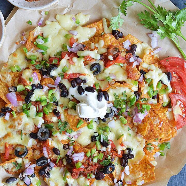Air Fryer Nachos - Cook with Sharmila