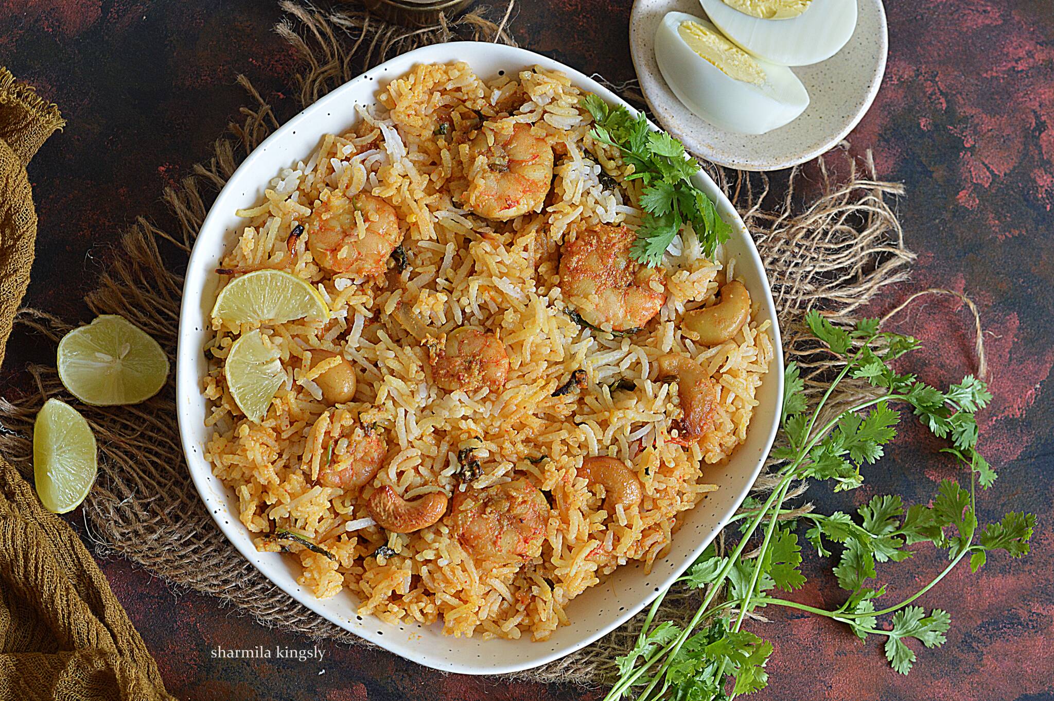 Prawn Dum Biryani - Cook with Sharmila