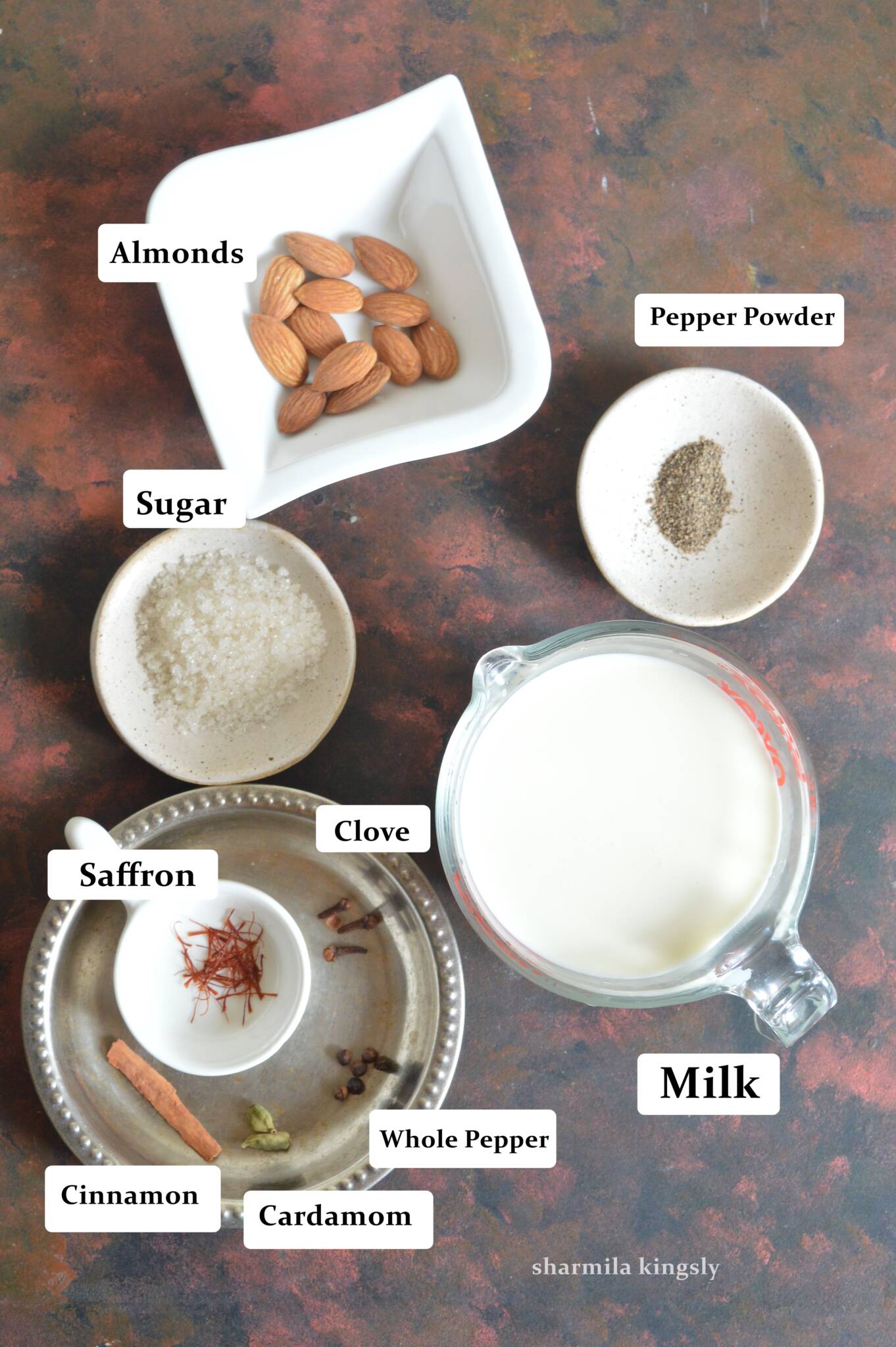 Masala Milk | Masala Paal - Cook with Sharmila