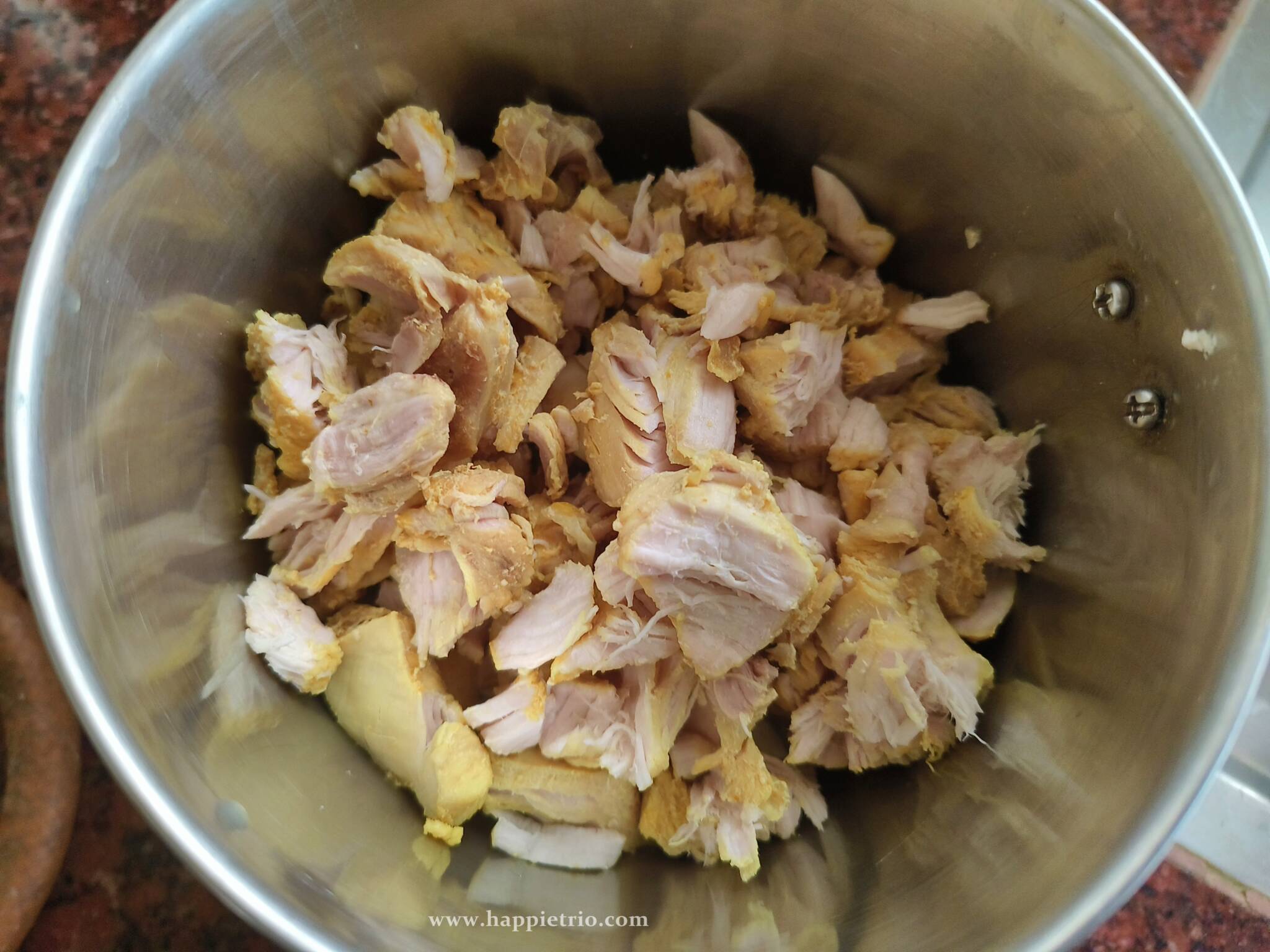 Crispy Chicken Poppers with Potato - Cook with Sharmila